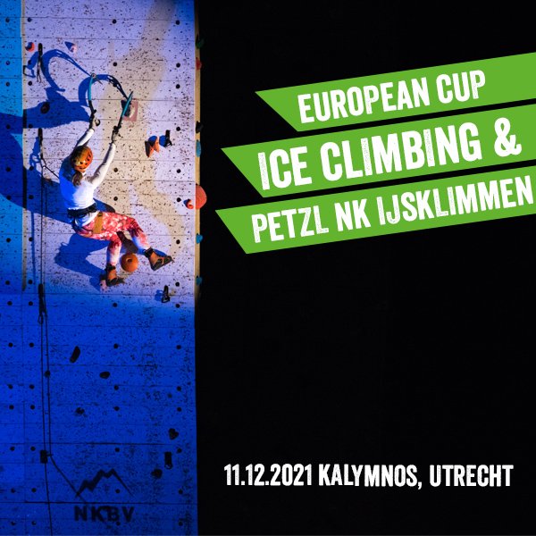 UIAA Ice Climbing Continental Open Utrecht 2023 | NKBV
